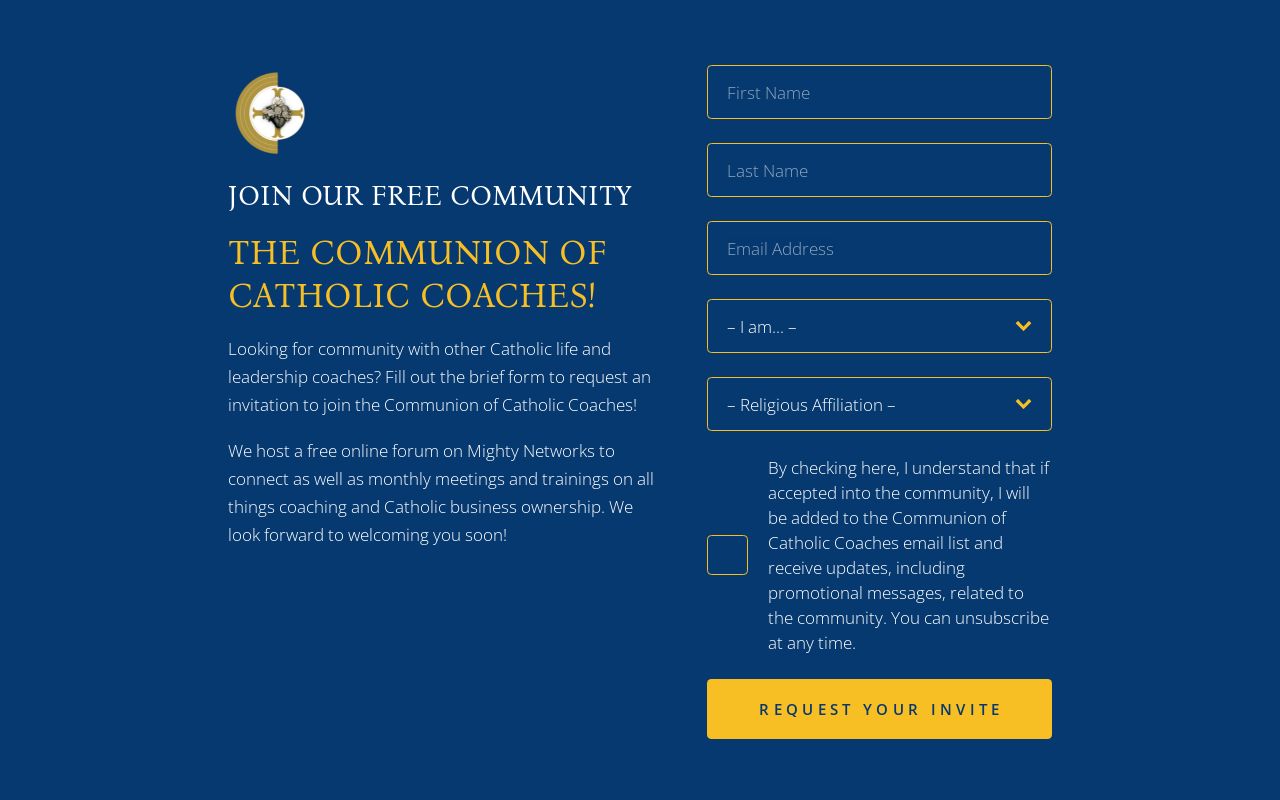The CCC Free Community Membership Request